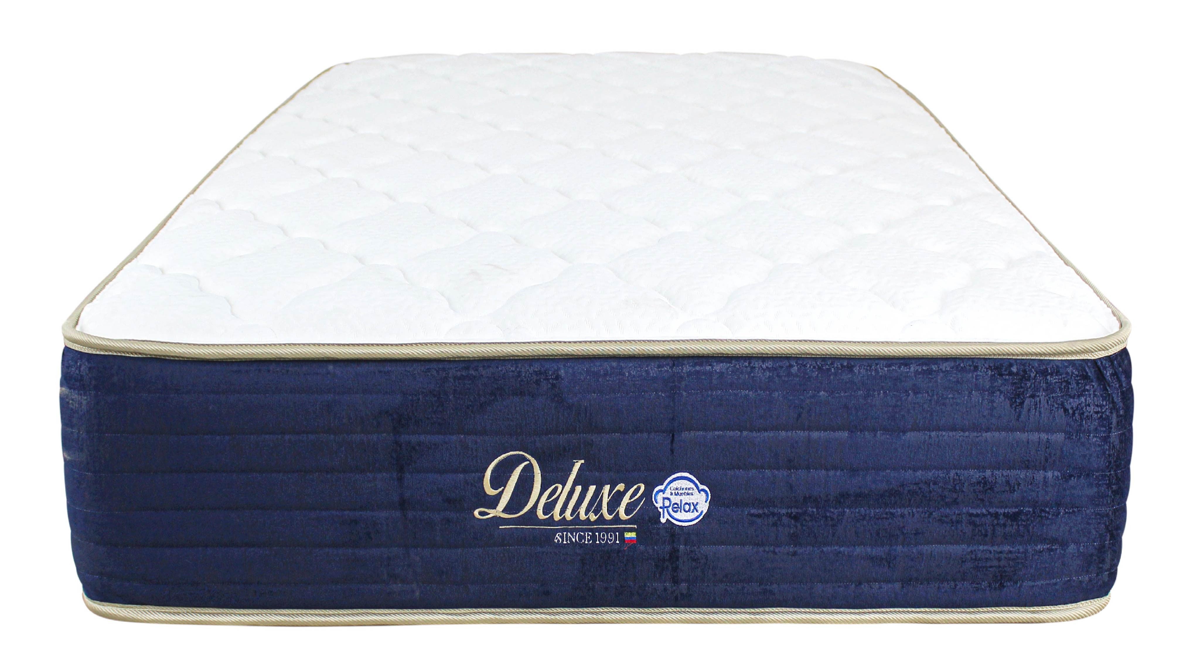 Colchón Deluxe Queen 160x190 Obsequio 2 Almohadas. – Colchones y ...